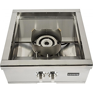 Coyote 24 Inch Built-in Power Burner, Natural Gas- C1PBNG