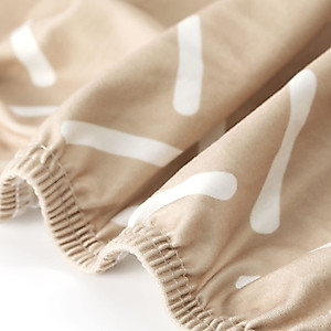 GRSSDER Stretchy Pack and Play Sheets, Ultra Soft Jersey Knit Fitted Pack n Play Sheets Set 2 Pack, Portable/Mini Cribs Sheets for Girls and Boys, Rainbow Pattern