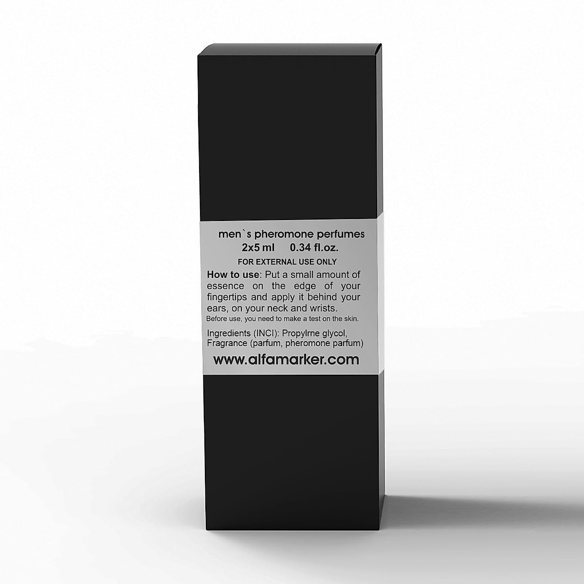 ALFAMARKER Unlimit - Pheromone Cologne for Men - Men`s Pheromone Oil Perfume Set 2x5 ml - Great Holiday Gift - Long-Lasting Scent