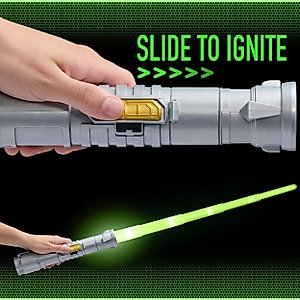 Goliath Power Saber Energy Blade Green First Ever Automatic Saber Auto Extending & Retracting Saber Extends 35" (90cm) Motion Based SFX Ages 6 and up