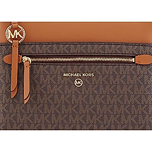 Michael Kors Jet Set Charm Small North/South Flat Crossbody Brown/Acorn One Size