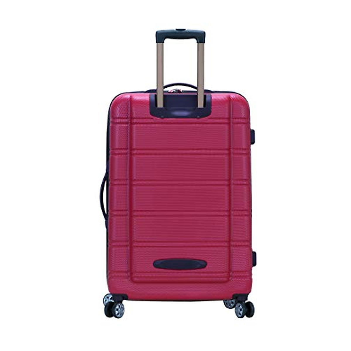 Rockland Melbourne Hardside Expandable Spinner Wheel Luggage, Magenta, 2-Piece Set (20/28)
