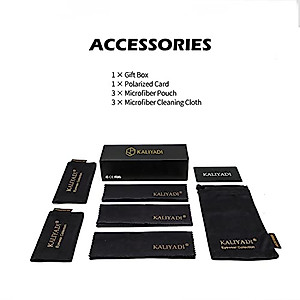 KALIYADI Unisex Polarized Retro Classic Trendy Stylish Sunglasses for Men Women Driving Sun glasses UV Blocking