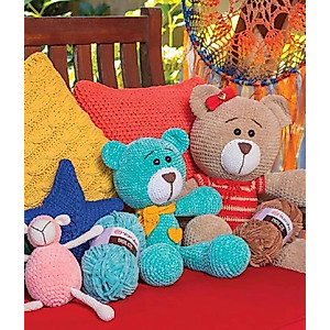 Yarnart Dolce Baby Yarn by yarnart Soft Chenille Velvet Medium Moyen Medio Yarn Blanket amigurumi Crochet Yarn 50 gram (1.76 oz) 93 Yards (753)