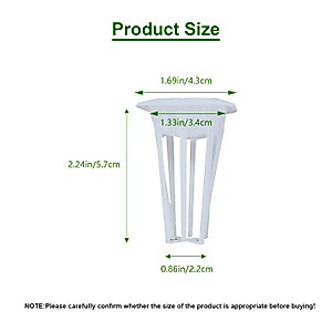 Haovegfloer 30 PCS Grow Baskets for Indoor Hydroponics Supplies,Hydroponics Garden Accessories for Partly QYO, LYKO,Idoo Hydroponic Garden System (Square)