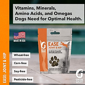 Green Gruff Dog Probiotics & Digestive Enzymes and Hip & Joint Supplement Bundle - Organic Dog Immune Supplement – Dog Arthritis Supplement - Joint Mobility, Arthritis Relief for Dogs - Made in USA