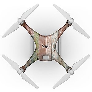 Design Skinz Design Skinz Black & Pink Marble Swirl V1 Full-Body Wrap Decal Skin-Kit Compatible with The Drone DJI Phantom 2