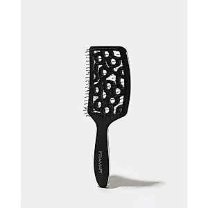 FRAMAR Professional Vented Hair Brush – Paddle Curved Hair Brush For Blow Drying, Wet Paddle Brush for Women Blow Drying