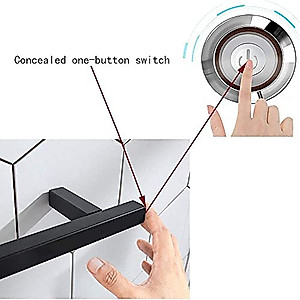 Bathroom Towel Warmer Electric Heated Towel Rack, Towel Warmer Drying Rack, Electric 304 Stainless Steel Heated Towel Rack, 10-Bar Wall Mounted Constant Temperature Heated Towel Rail Bathroom Radiator