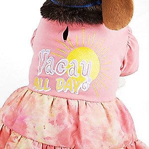 Petco Brand - YOULY Vacay Tiedye Dog Dress, Small, Pink