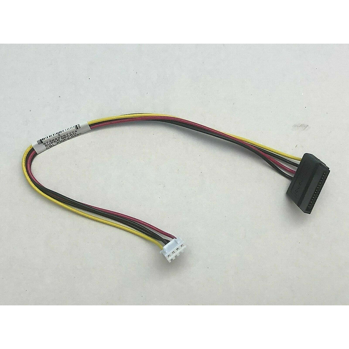 Supermicro CBL-PWEX-0982 PWR EXT,1X4F/P2.50 to SATA Power, 25CM, 22AWG