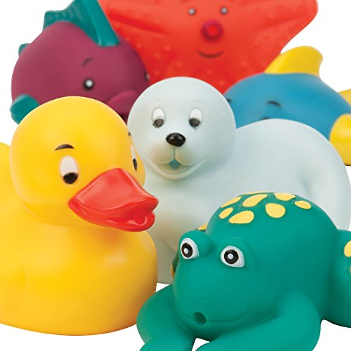 Battat – Bath Tub Squirters – Sea Animals Bundle – Water Squirt Animals – Bath & Beach Toys – 10 Months + – Sea Bath Buddies + Best Friends Bath Buddies