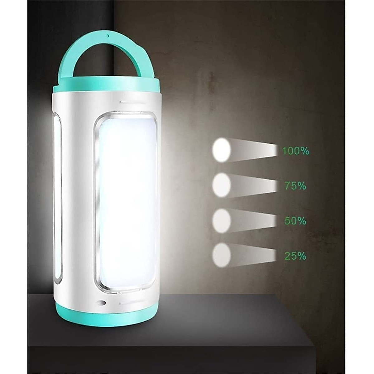 XARONF LED Camping Lantern, COB Rechargeable Battery Lantern, 4000mAh Power Bank, Waterproof Camping Hiking Flashlight, Tent Light for Power Outage, Hurricane, Survival, Hiking