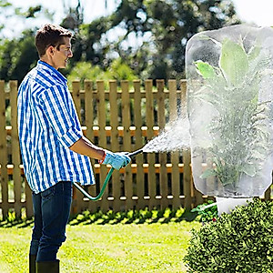 Large 6.6x8.2ft Garden Netting Plant Mulch Netting,with Zipper and Drawstring Garden Netting,Fruit Tree Netting,Protecting Fruits Flower from Birds(6.6ftx8.2ft,1PC)
