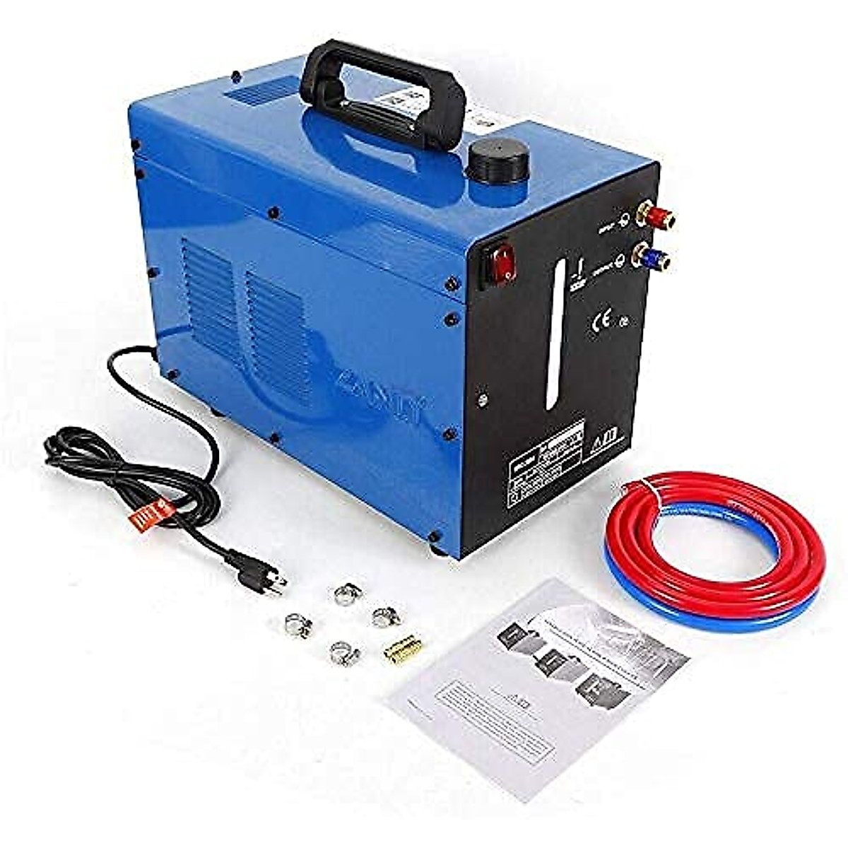 TIG Cooler Welder Water Cooler 10L Tank Mi-ller Cooler 110V Water Cooled TIG Welder Torch Water Cooling Machine System WRC-300A
