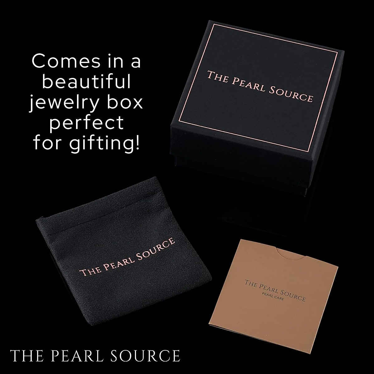 THE PEARL SOURCE Tahitian Real Pearl Earrings for Women - 14k Gold Leverback Earrings | Hypoallergenic Earrings with Genuine Drop Shape Tahitian Cultured Pearls, 11-12mm