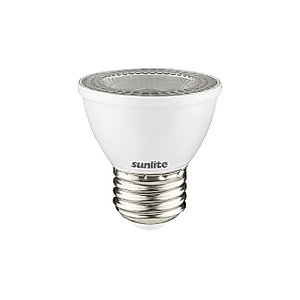 Sunlite LED PAR16 Short Neck Recessed Spotlight Bulb, 7 Watt, (60W Halogen Replacement), 550 Lumens, Medium (E26) Base, Dimmable, ETL Listed, 2700K Soft White, 1 Count