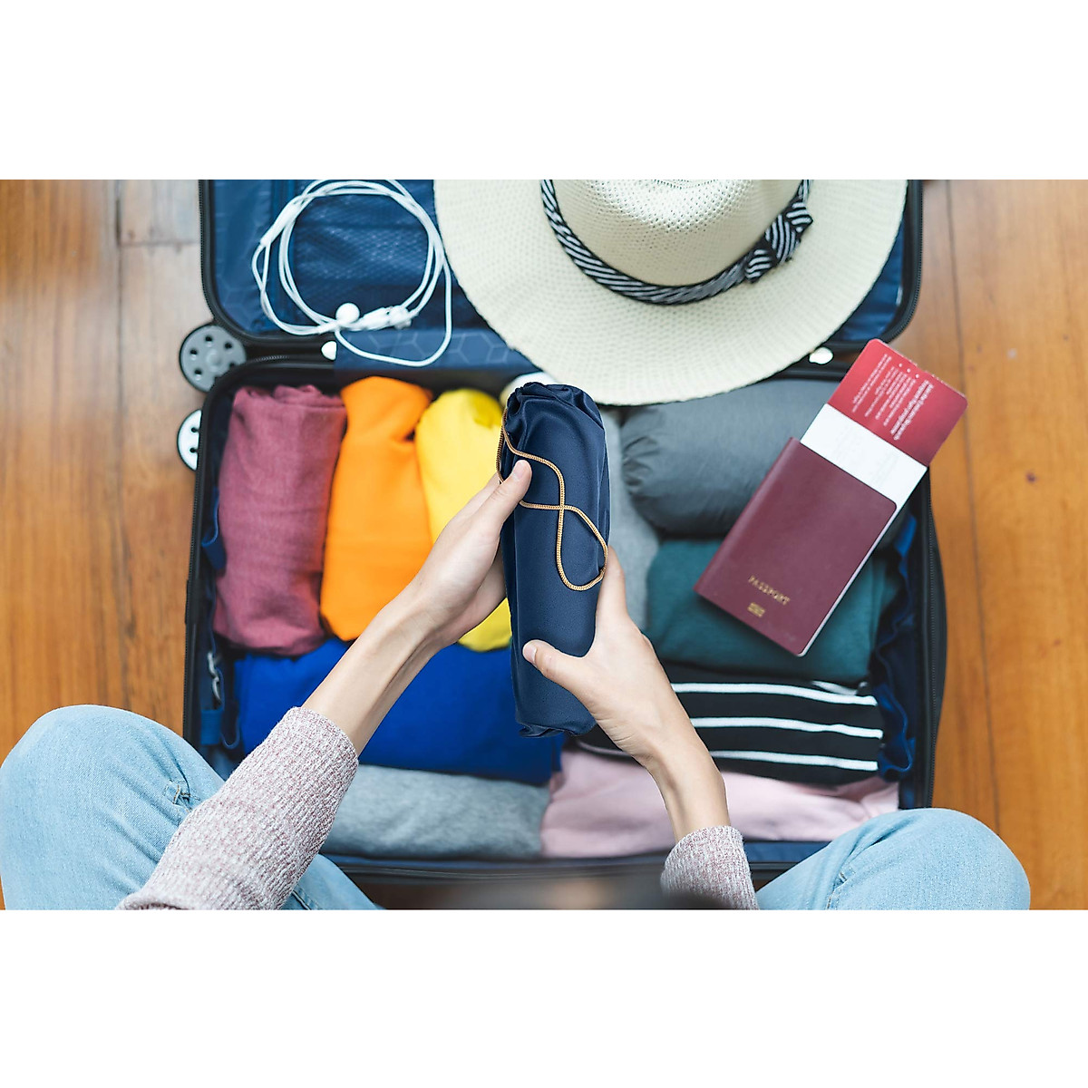 Valante Set of Adult Game Toys Microfiber Drawstring Storage Bags (3 size set)