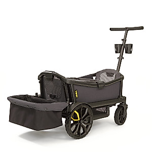 Veer Cruiser with Foldable Storage Basket Bundle | Next Generation Premium Stroller Wagon Crossover | The Feel and Safety of a Premium Stroller Combined with The Fun of a Lightweight, Rugged Wagon