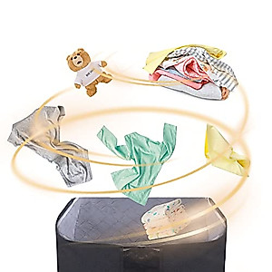 TWUTGAYW 3PCS Clothing Storage Bags with Clear Window, 90L Large Capacity Foldable Storage Bin, Closet Organizers and Storage with Durable Handles Thick Fabric for Comforters Clothes Blanket Wardrobe