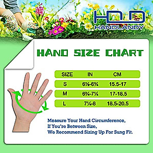 HANDLANDY Womens Garden Gloves, Scratch Resistance Leather Gardening Gloves for Ladise，Yard Gloves 3D Mesh Comfort Fit- Improves Dexterity and Breathability (Large, Pink)