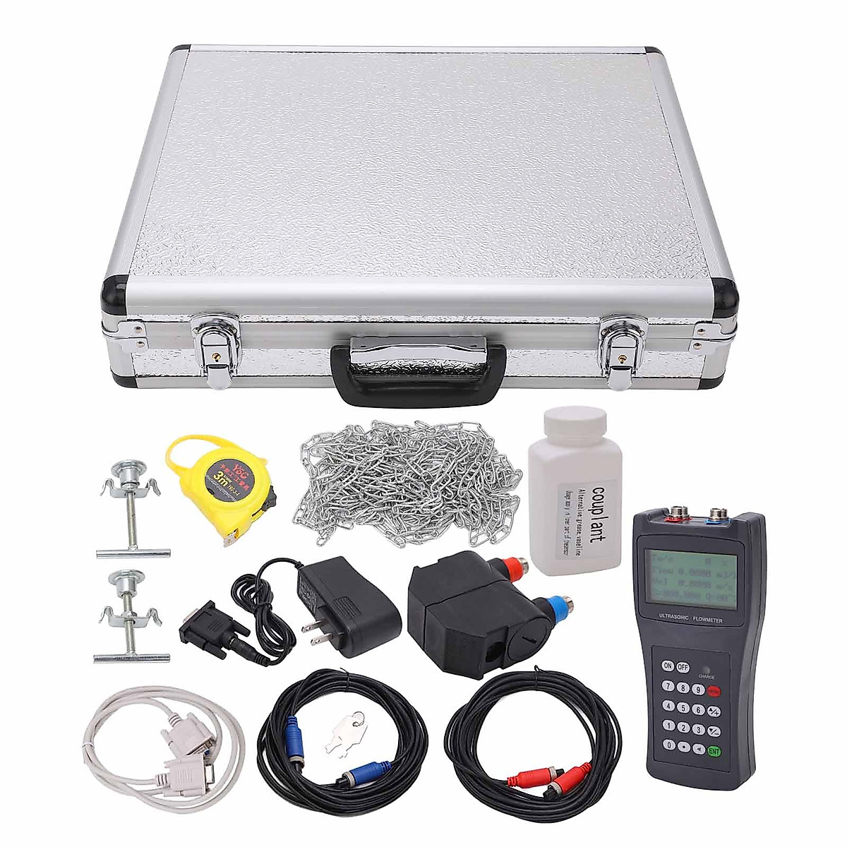 TDS-100H Digital Ultrasonic Tester Handheld Flowmeter for Industrial Use