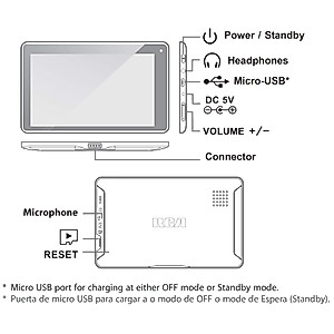 RCA Voyager Pro+ [RCT6876Q22K00] 7 Inches 2GB RAM 16GB Storage with Keyboard Case Tablet Android 10 (Go Edition) (Pink)
