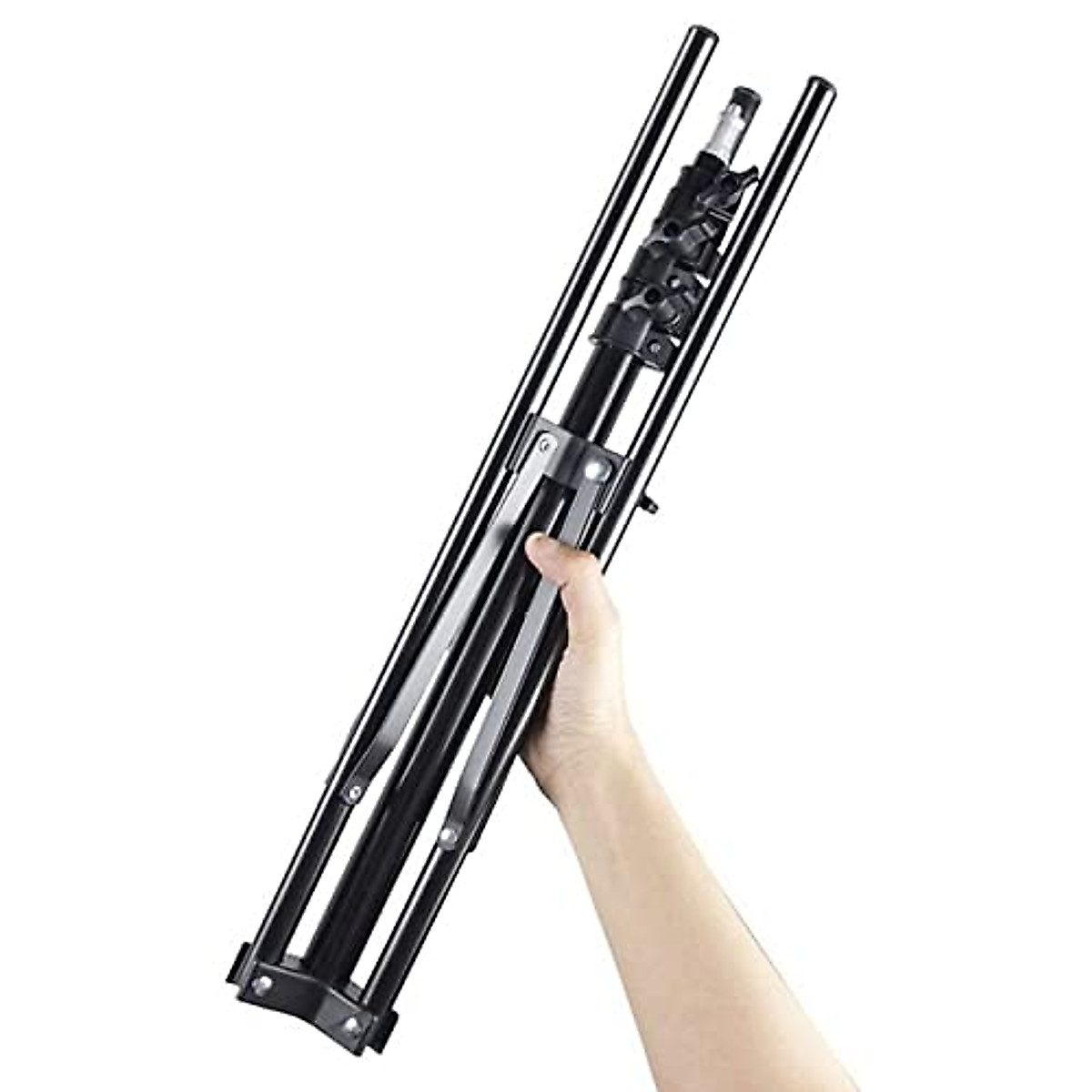 Webcam Tripod Compatible with Logitech Webcam C920s StreamCam Brio C922 C930 C925e C615, 63 inches Aluminum Tripod Stand, Black