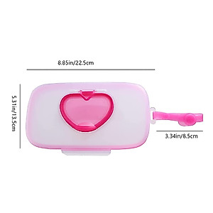 Wet Tissue Box Dirt Resistant Wet Wipe Container Durable Baby Wet Wipe Pouch Container for Travel Outdoor Car Office Home Accessories