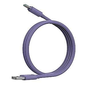 BGNTBUK Android Cord 1.8m Silicone Data Cable Mobile Phone Color Fast Charging Line Liquid Soft Plastic Flash Charging Cable Suitable for Tpye C Charging Port Type C Charging Cable 6ft Led