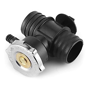 Radiator Coolant Filler, Duokon radiator filler neck, Radiator with T-Branch Water Pipe Kit 55116901AA 1993-2007