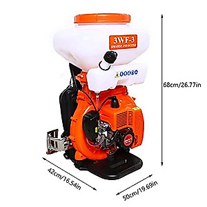 Gas Powered Backpack Fogger, Portable Sprayer Fogger Machine, Garden Sprayer Machine Mist Blower with 14L Tank, for Sanitation Spraying, Greenhouses