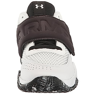 Under Armour Unisex Grade School Zone Basketball 2, (101) White/White/Black, 3.5, US