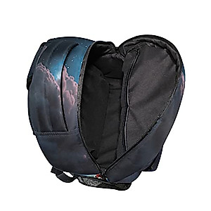 Kcldeci Space Shuttle Laptop Backpack Student Backpacks School Bag Bookbag Travel Daypack Shoulder Bag Fits 14inch Laptop