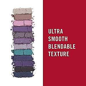 Rimmel London Magnif'Eyes Eyeshadow Palette, 12 Shades, Blendable Formula, Versatile, 008, Electric Violet, 0.5oz