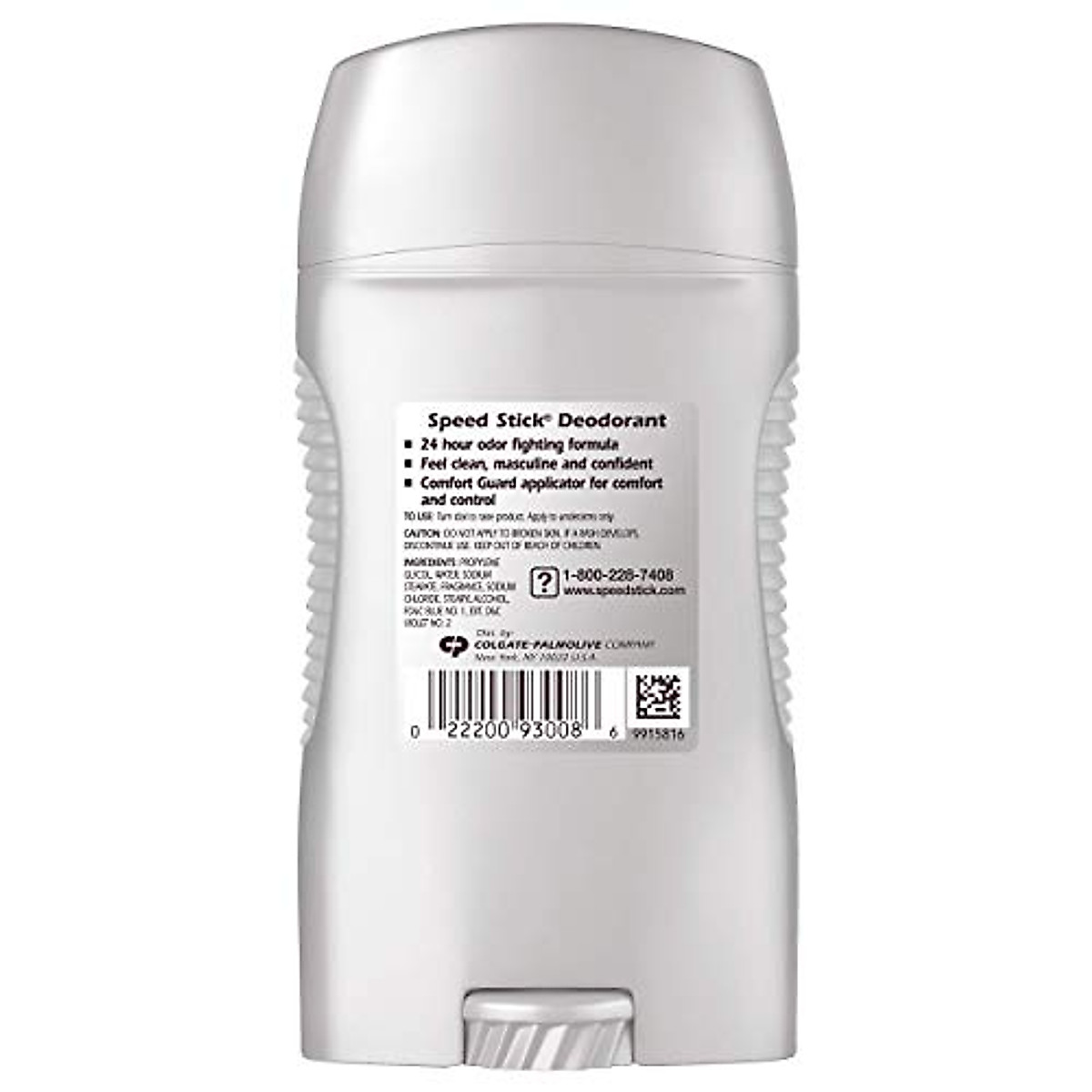 Speed Stick Underarm Deodorant for Men, Aluminum Free, Ocean Surf - 3 Ounce (Pack of 6)