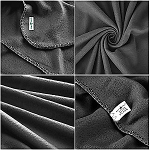 Special SG Glory Fleece Throw Blankets Solid Lightweight Warm Soft Cozy Pet-Friendly for Home Bed Sofa Couch Dorm Office Wedding Gifts Travel Airplane for Seasons (Assorted#1 Pack of 6-50x60 Inches)