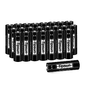 Tipsun AA Lithium Batteries, Longer Lasting Energy Double A Battery, 2900mAh Lithium Cells 24 Pack