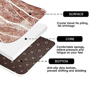 Navy Blue Gold Marble Texture Area Carpet, Retro Gradient Light Luxury Living Room Rugs, Floor Rugs Machine Washable Lightweight Portable Breathable for Bedroom Office Study5 x 6ft