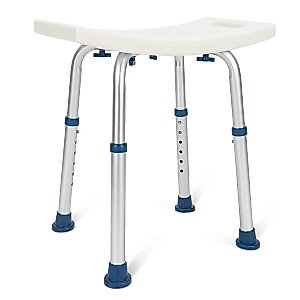 GreenChief Shower Chair for Inside Shower, Narrow Shower Stool Adjustable Bath Seat, Medical Bathtub Stool Small Shower Bench for Elderly, Senior, Handicap, Disabled (300 LBS)