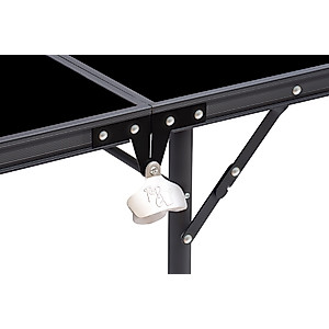 8' Folding Beer Pong Table with Bottle Opener, Ball Rack and 6 Pong Balls - Basketball Design - By Red Cup Pong