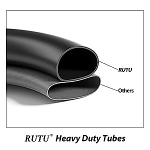RUTU 4.80/4.00-8" Premium Replacement Tire Inner Tubes, 4.80/4.00-8 tube with TR87 angled valve for Mini Bikes, Go Kart, Lawn Mowers, Hand Truck, Wheelbarrow for 4.80 4.00-8/480/400-8 Tires (2-Pack)