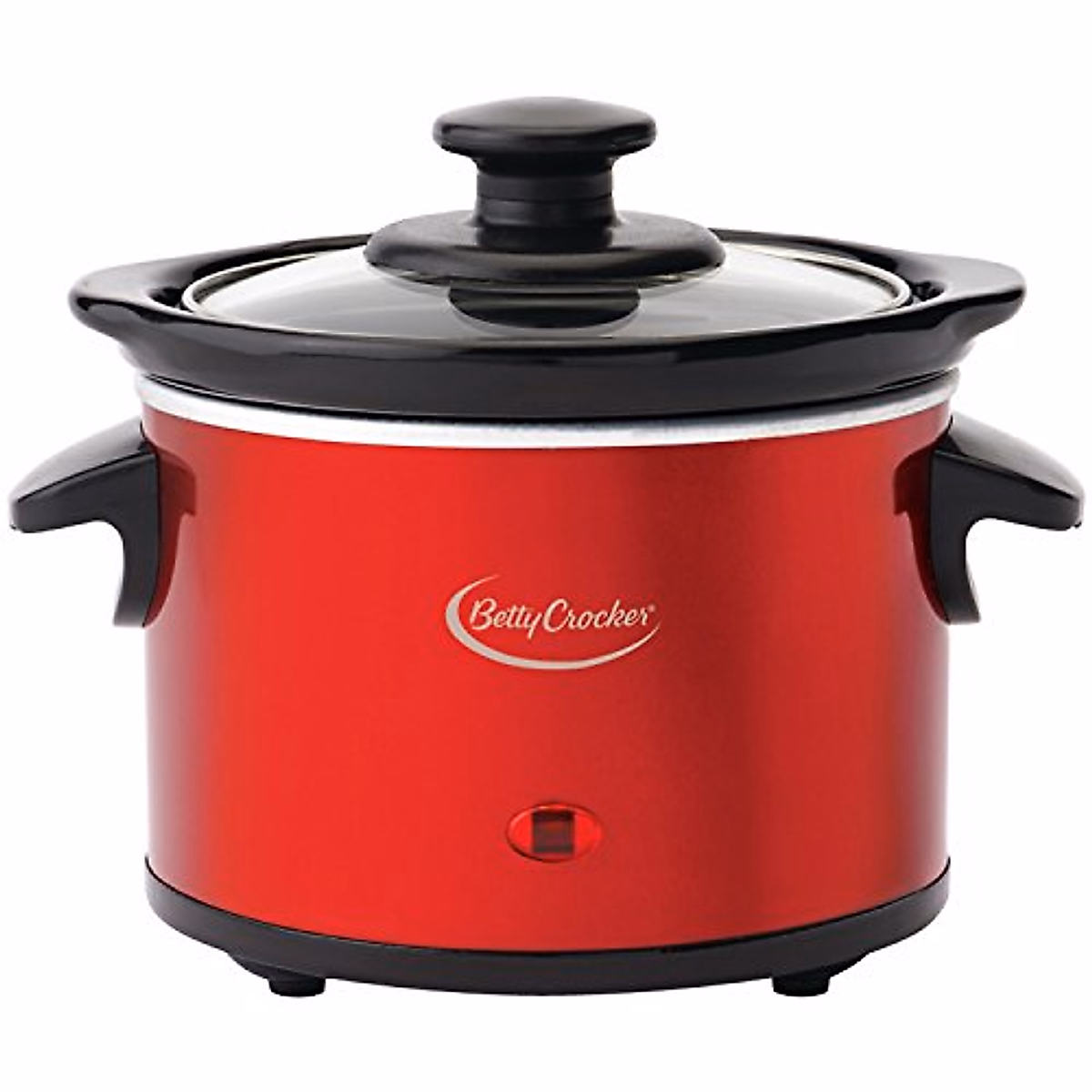 Betty Crocker Mini, Fondue Melting Pot Warmer and Chocolatier, 0.7 Quart, Red