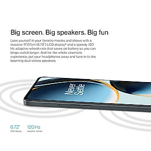 OnePlus Nord N30 5G | Unlocked Dual-SIM Android Smart Phone | 6.7" LCD Display | 8 +128GB | 5000 mAh Battery | 50W Fast Charging | 108MP Camera | Chromatic Gray