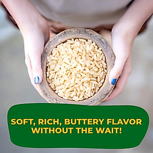 Lotus Foods Organic Brown Jasmine Rice Heat & Eat Pouch - Jasmine Rice, Gluten Free Brown Rice, Organic Rice, Instant Microwave Pre Cooked Rice, USDA Organic - 8 Oz Pouches (Pack of 6)