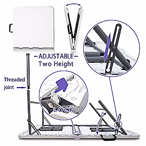 Gocamptoo Folding Table,4ft Indoor Outdoor Heavy Duty Portable Folding Square Plastic Dining Table w/Handle, Lock for Picnic, Party, Camping (4 FT) …