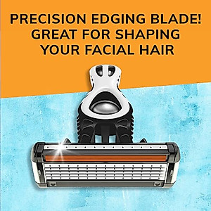 BIC Flex 5 Disposable Razors for Men, Long-Lasting 5-Blade Razors For a Smooth and Comfortable Face Razor Shave, Shaving Razors, 6 Count (Pack of 1)