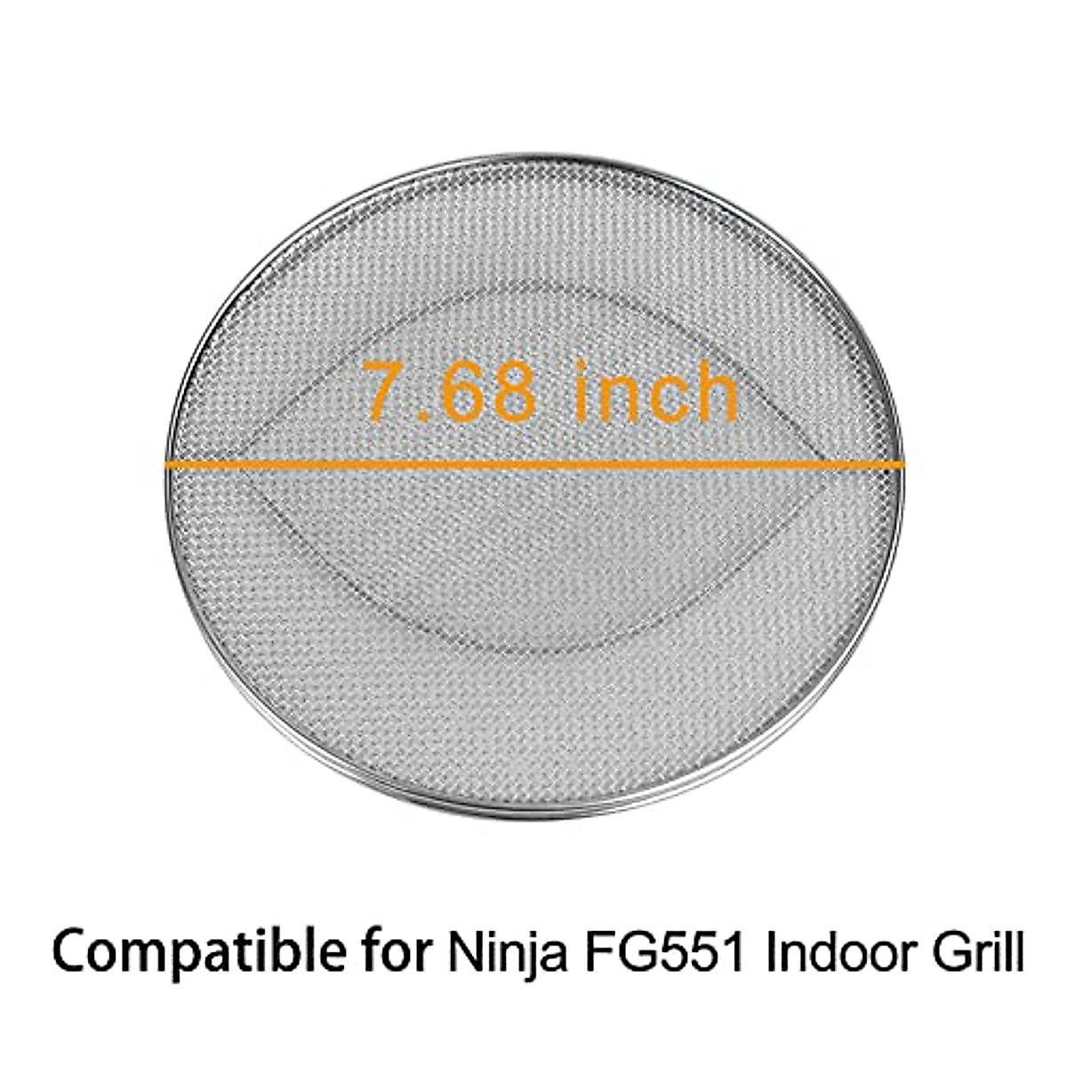 Splatter Shield for Ninja FG551 Foodi,Accessories for Ninja Foodi Smart XL 6-in-1 Indoor Grill,Stainless Steel Splatter Screen for Ninja FG551 Foodi,Dishwasher safe