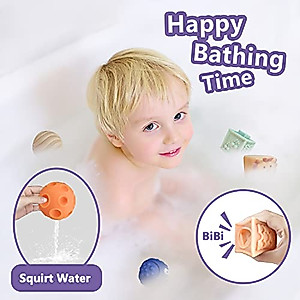 Oueyes Montessori Toys for Babies 6-12 Months Baby Toys 4 in 1 Baby Blocks Soft Stacking Building Blocks Rings Balls Sets Baby Sensory Toys 6-12 Months Infants Teething Toys