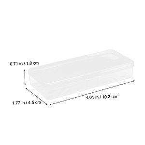10pcs Boxes Blade Case Razor Disposable Storage Container Storage Case Blade Disposal Organiser Blade Disposal Bucket Earring Razors Junk Box Fishing Gear Plastic